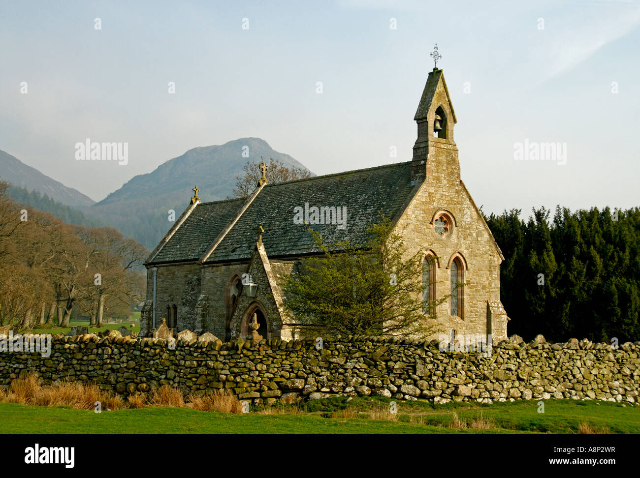 Church of Saint Bega, Bassenthwaite. Lake District National Park ...