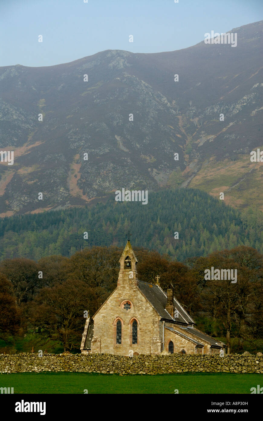 Church of Saint Bega, Bassenthwaite. Lake District National Park ...