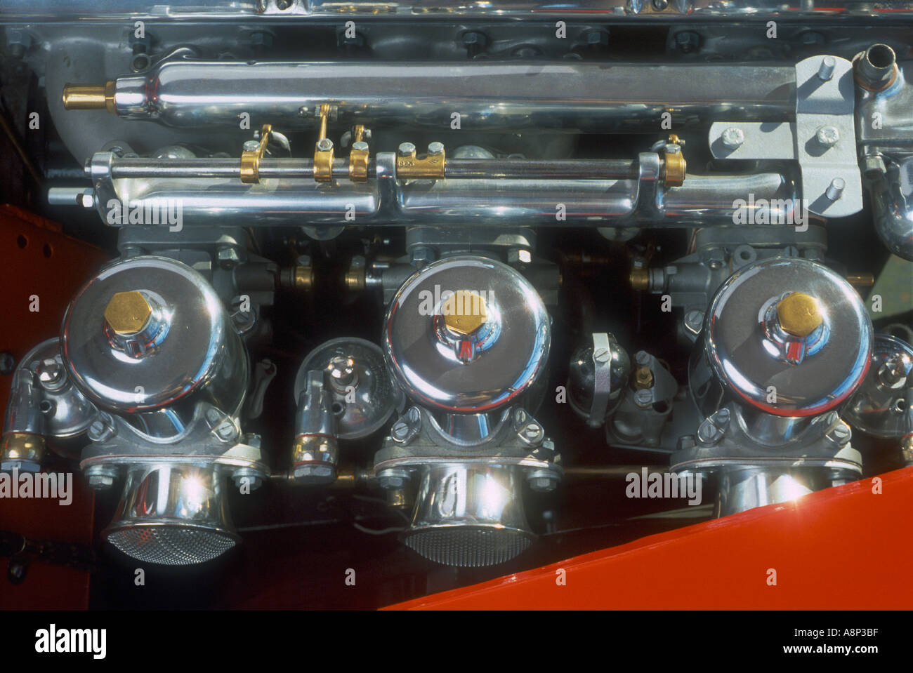 Jaguar XK150 Roadster engine 3.8 1958 Stock Photo - Alamy