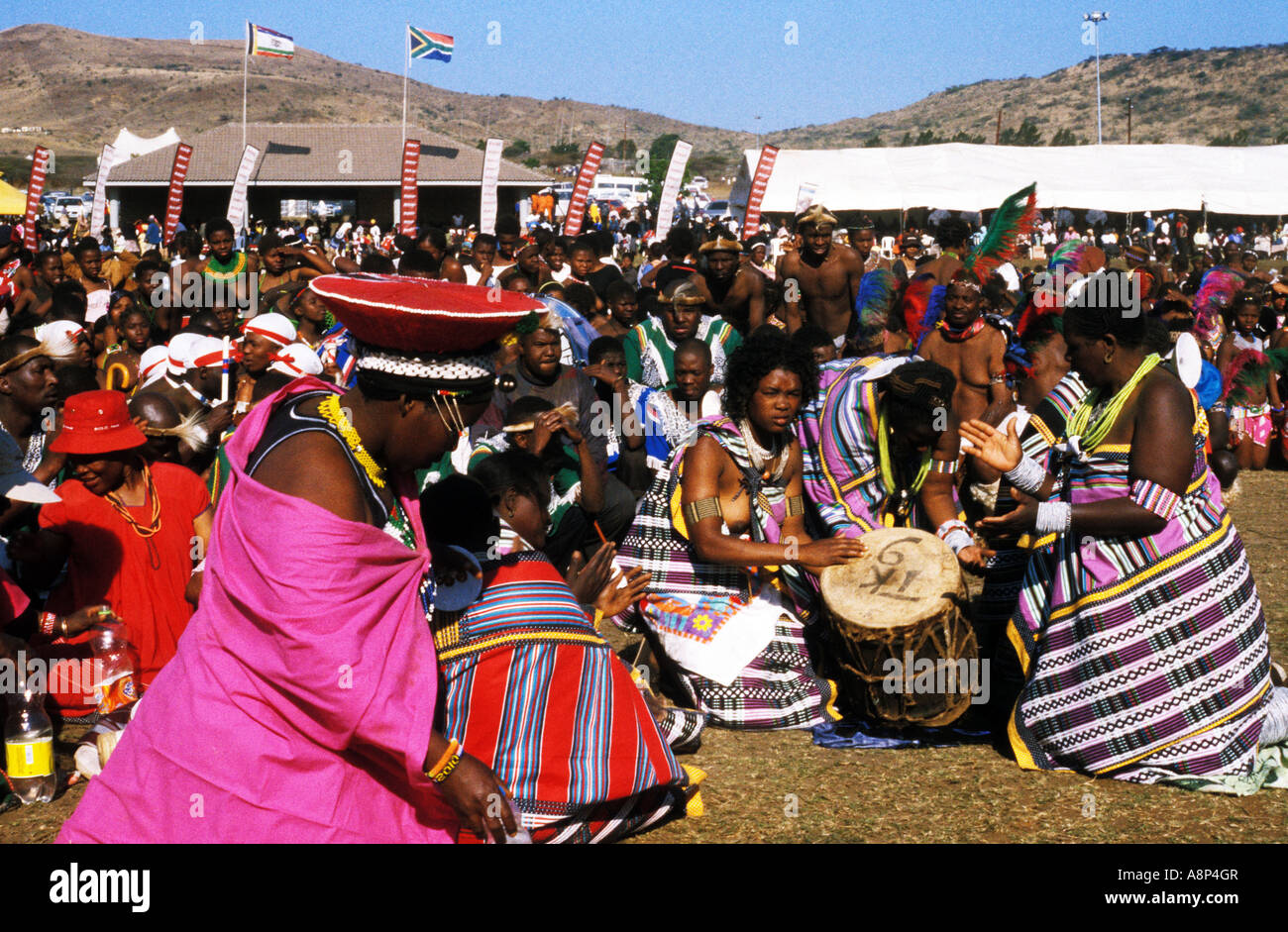 Zulu reed dance hi-res stock photography and images - Alamy