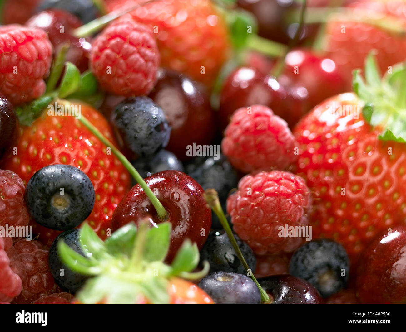 fresh summer fruits Stock Photo - Alamy