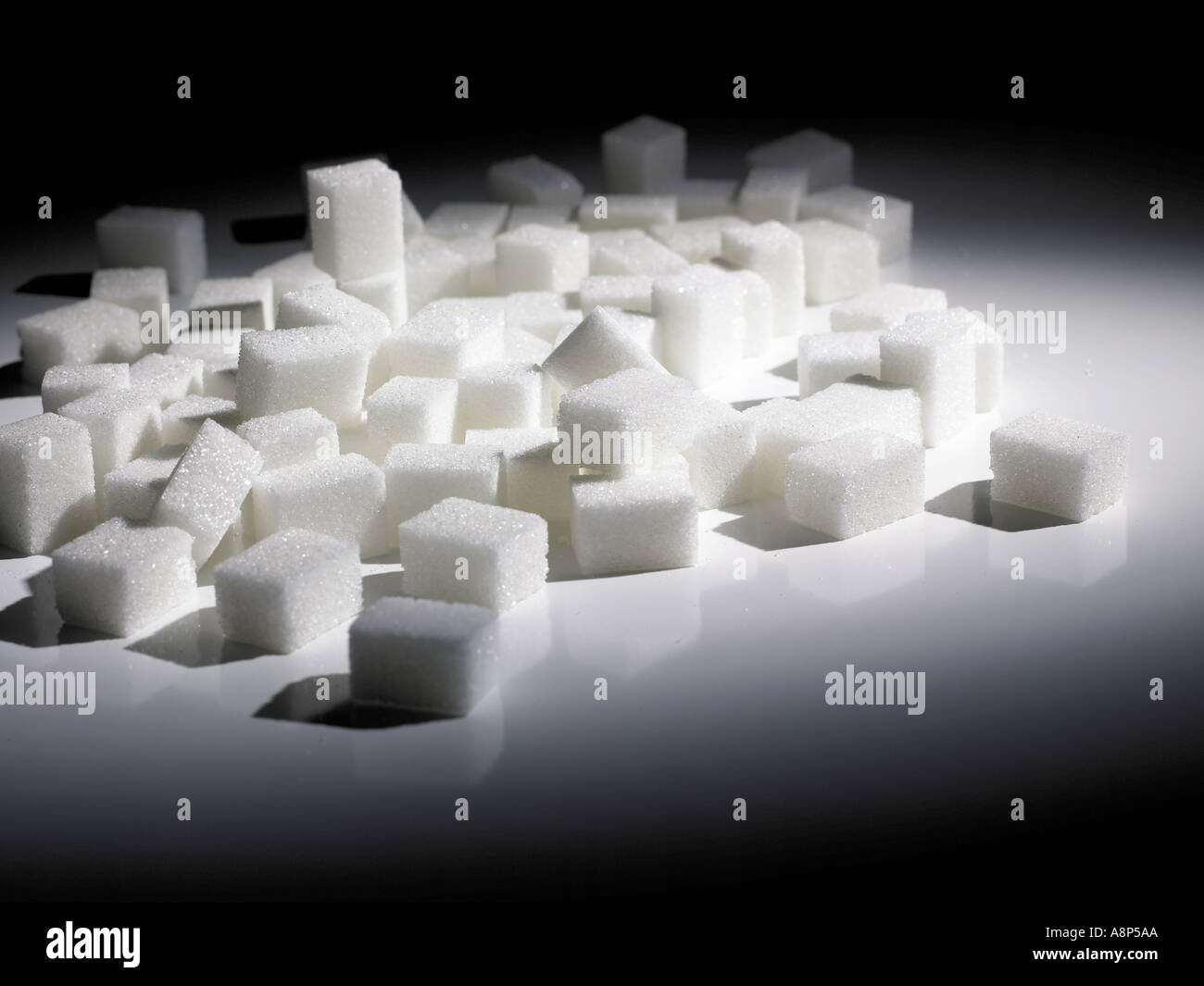 white sugar cubes Stock Photo - Alamy