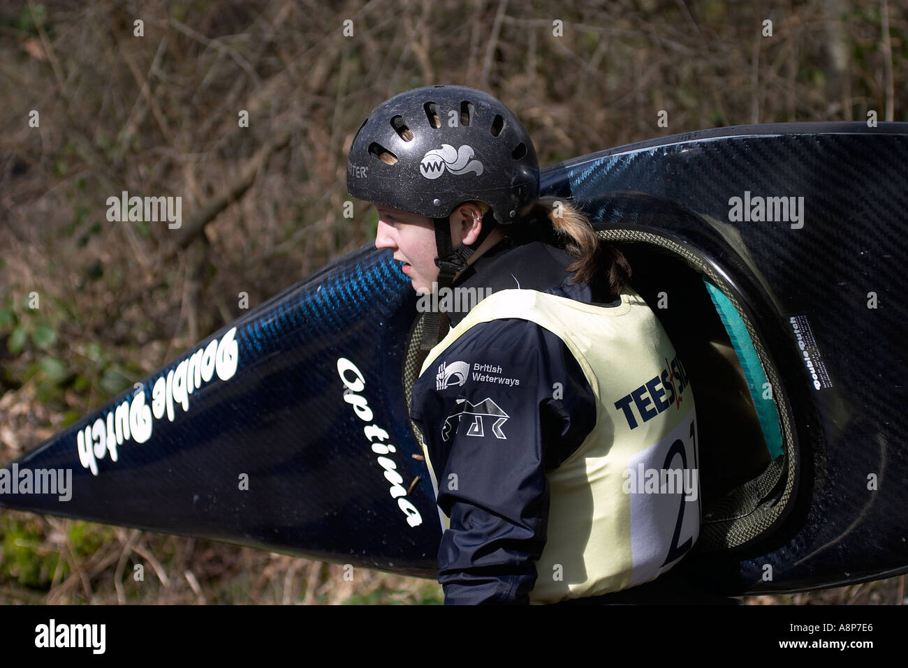 Canoeing Championships at Canolfan Tryweryn Bala North Wales 2004 Stock ...