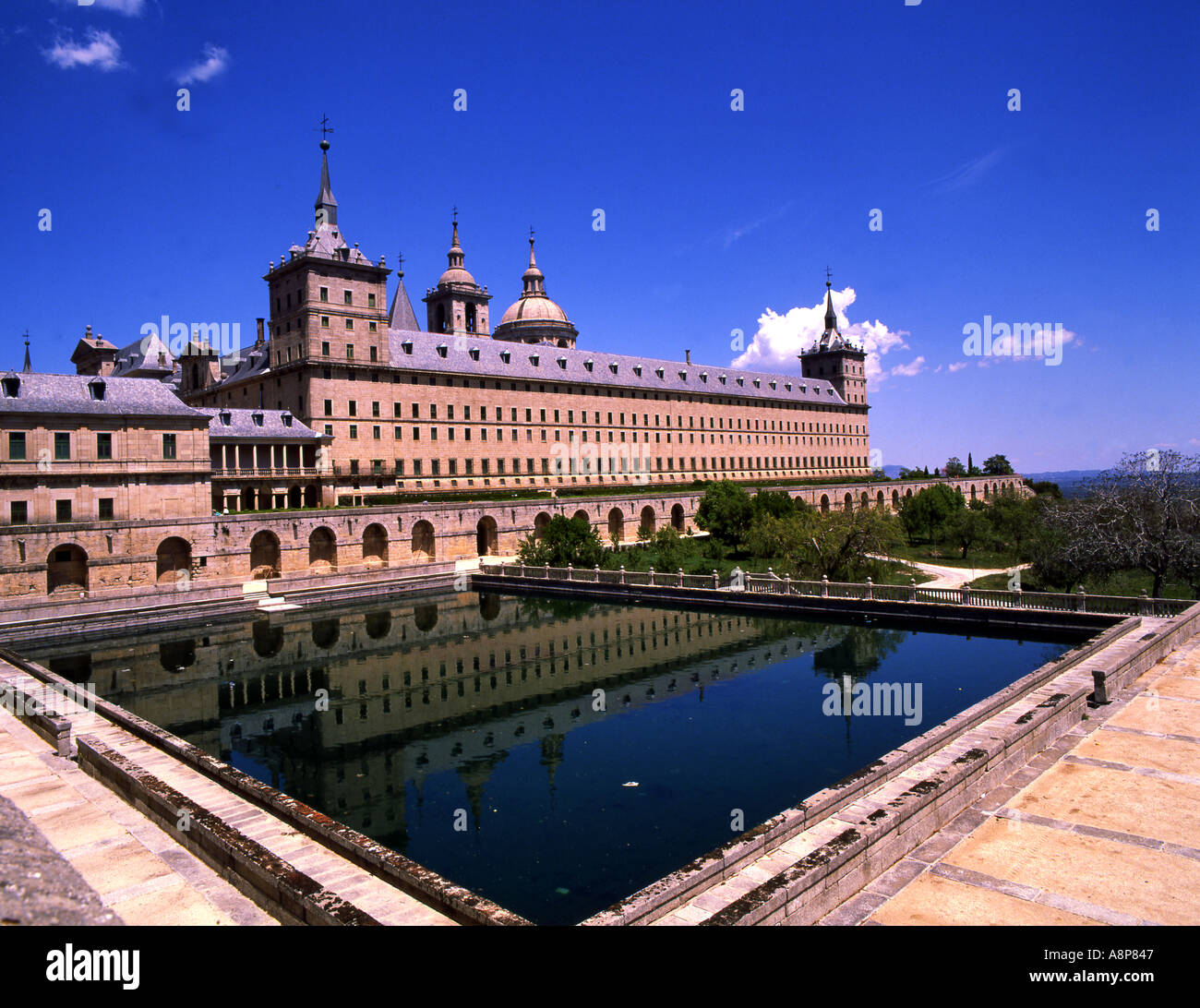 Spain El Escorial Monastery Stock Photo - Alamy