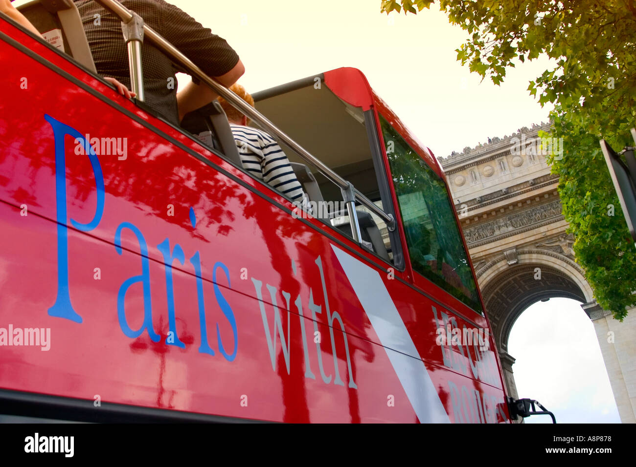 Arch De La Triomphe Arc of Triumph Champs Elysees Paris France Rouge ...