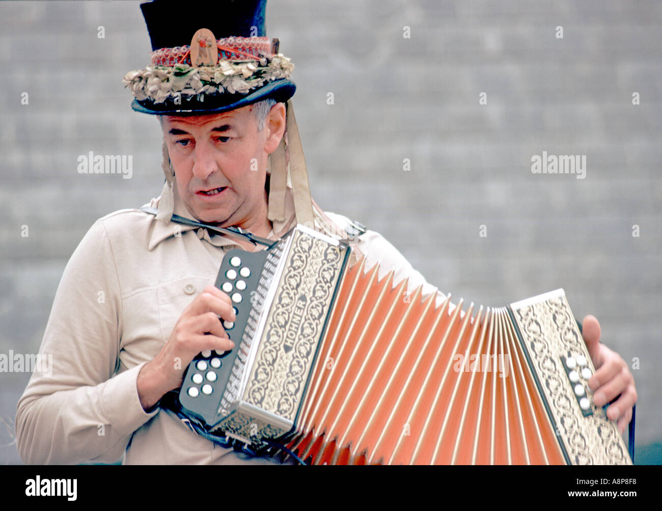 Accordionist portrait hi-res stock photography and images - Alamy