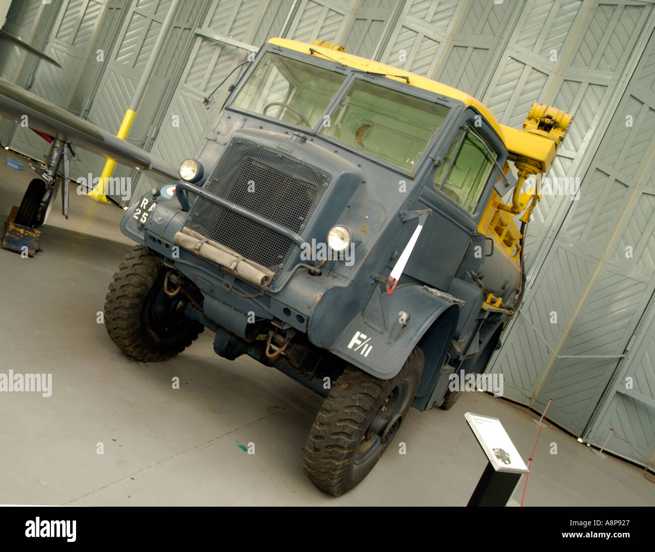 a British Bedford truck in RAF colours at Duxford Stock Photo - Alamy