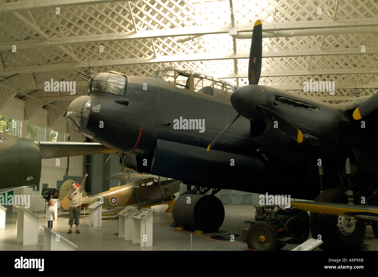 Lancaster bomber Stock Photo - Alamy