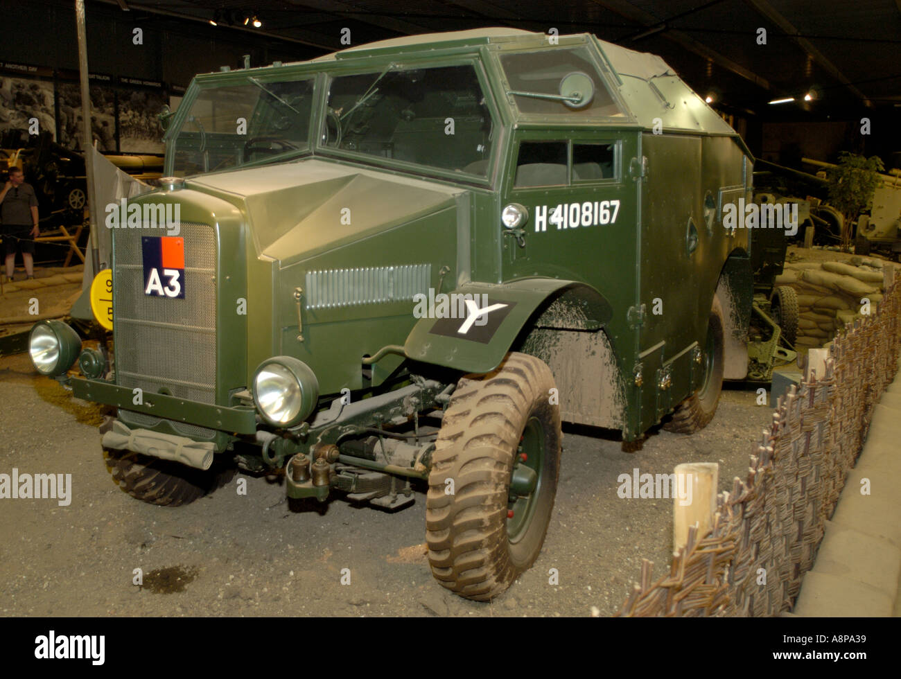 Britsh Morris army gun tractor lorry Stock Photo - Alamy