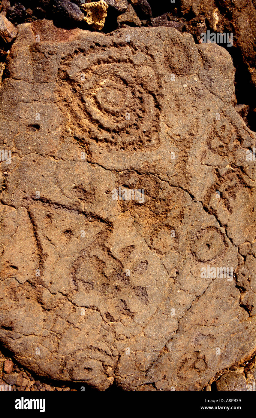 Hawaiian petroglyph designs hi-res stock photography and images - Alamy