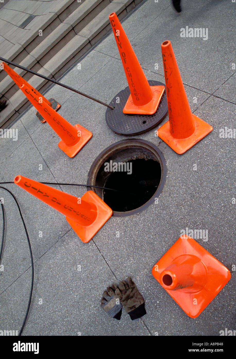 Manhole steps hi-res stock photography and images - Alamy