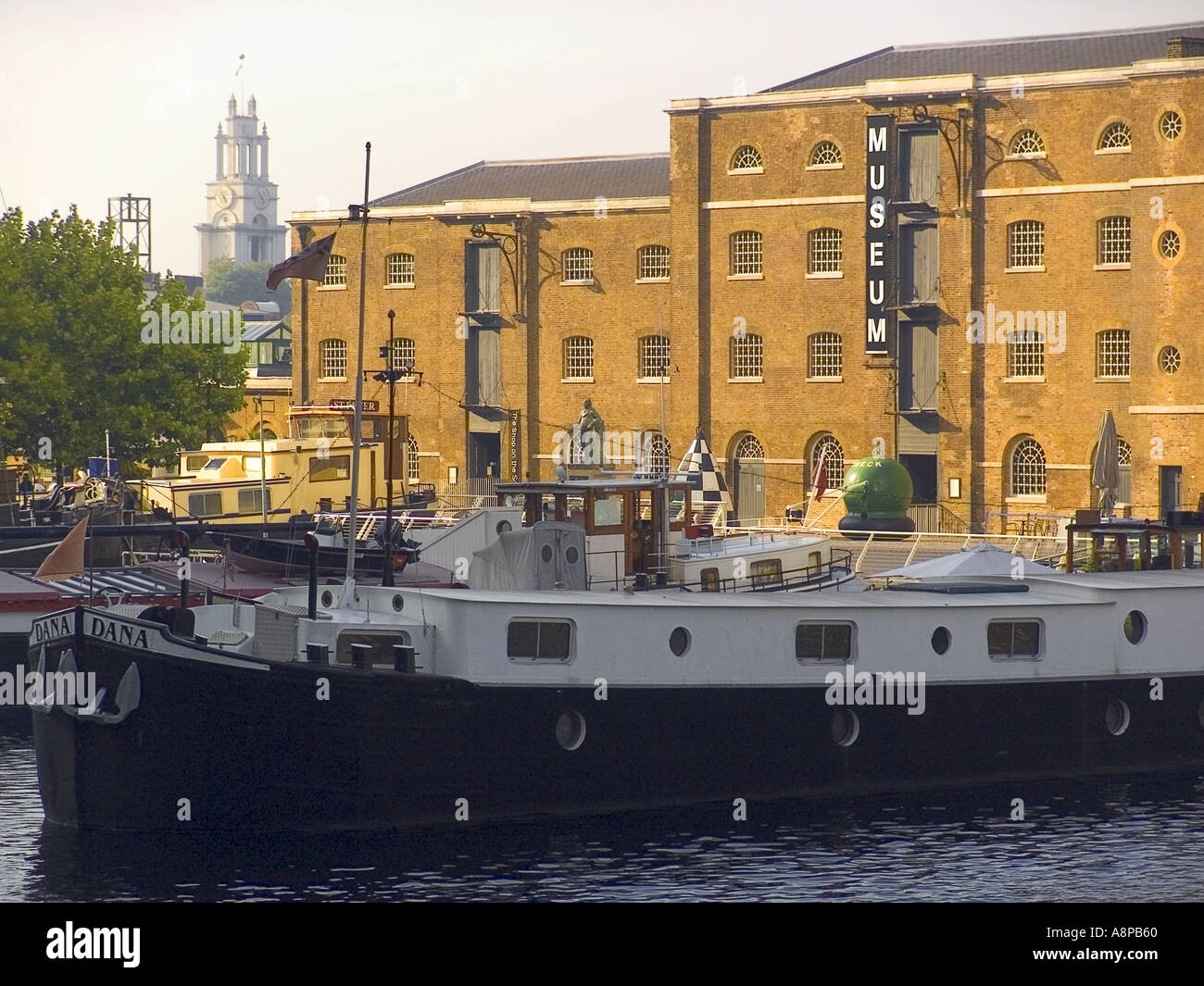 england london E14 docklands canary wharf west india dock Stock Photo ...