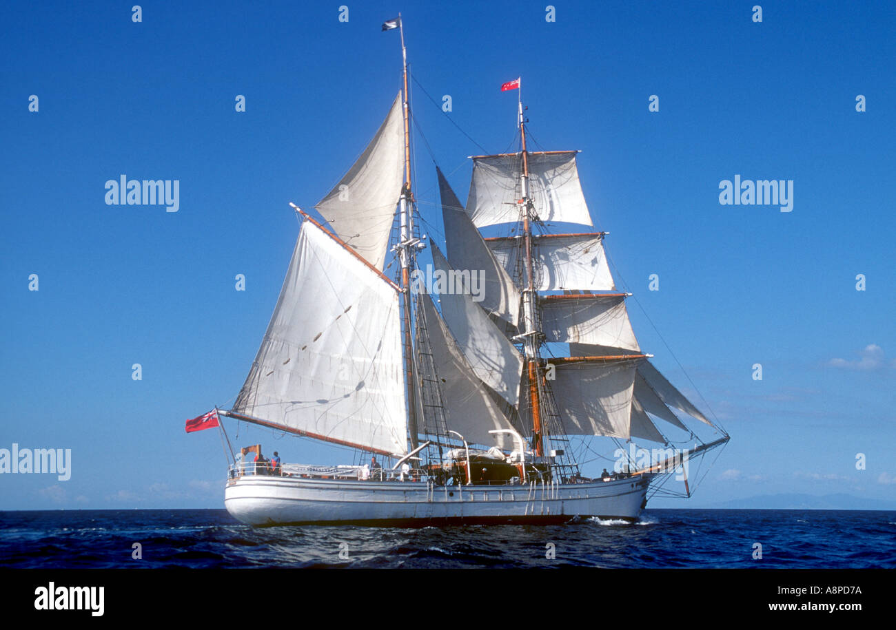 Classic square rigger ship hi-res stock photography and images - Alamy