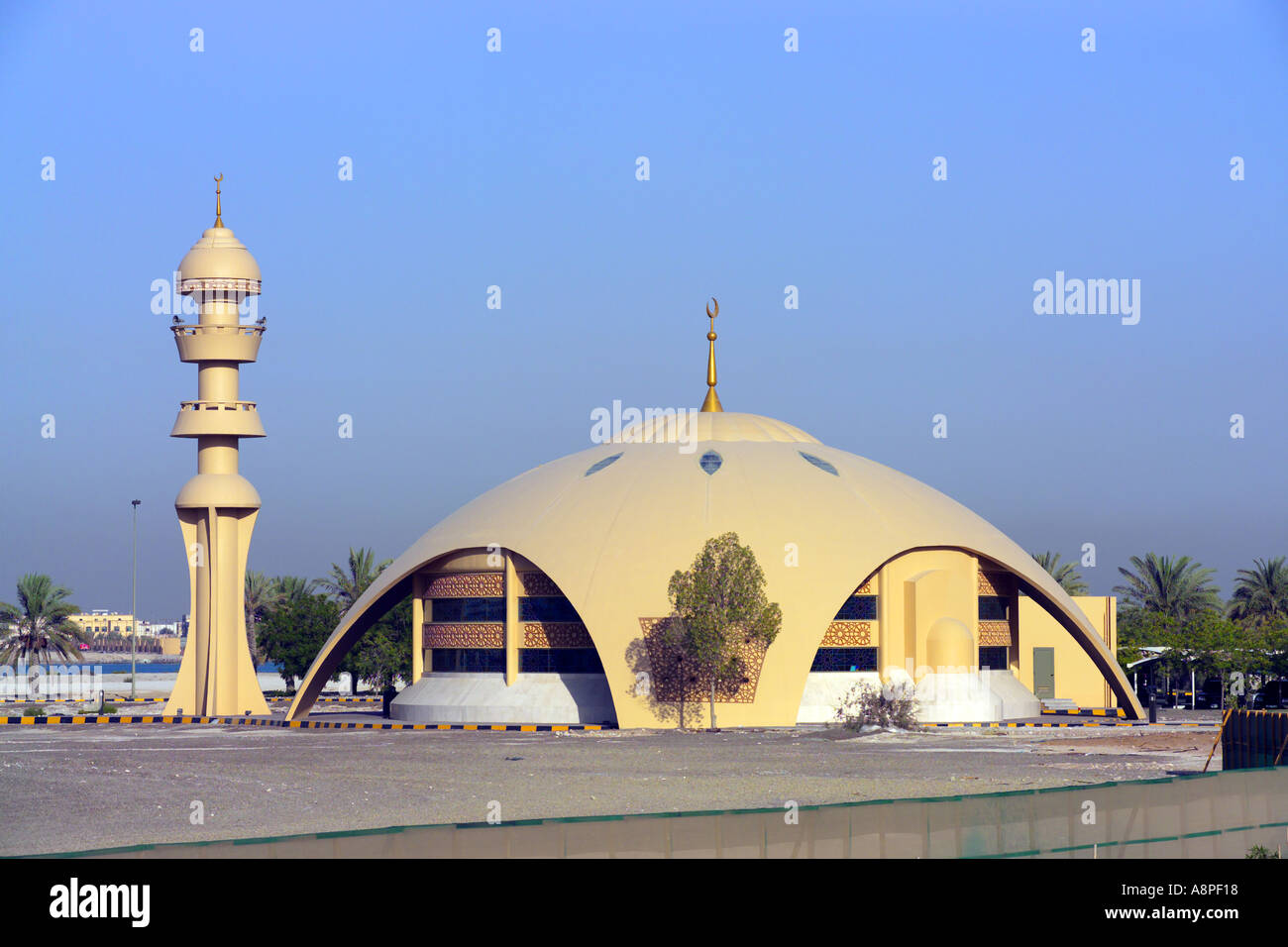 Abu Dhabi United Arab Emirates Mosque at Armed Forces Officers Club ...