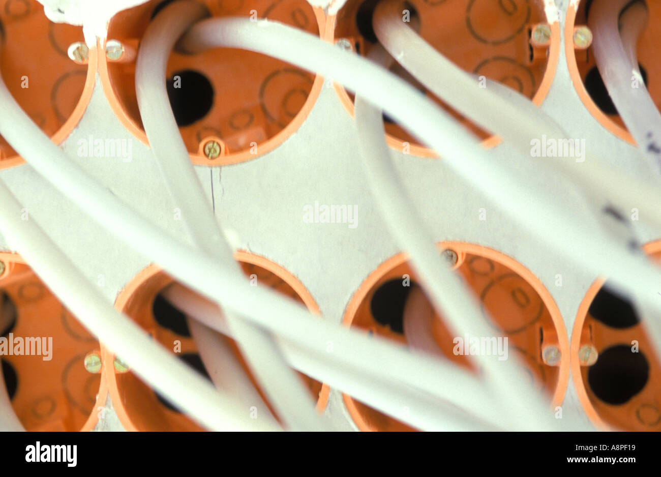 Electrical installation on construction site in Germany Stock Photo - Alamy