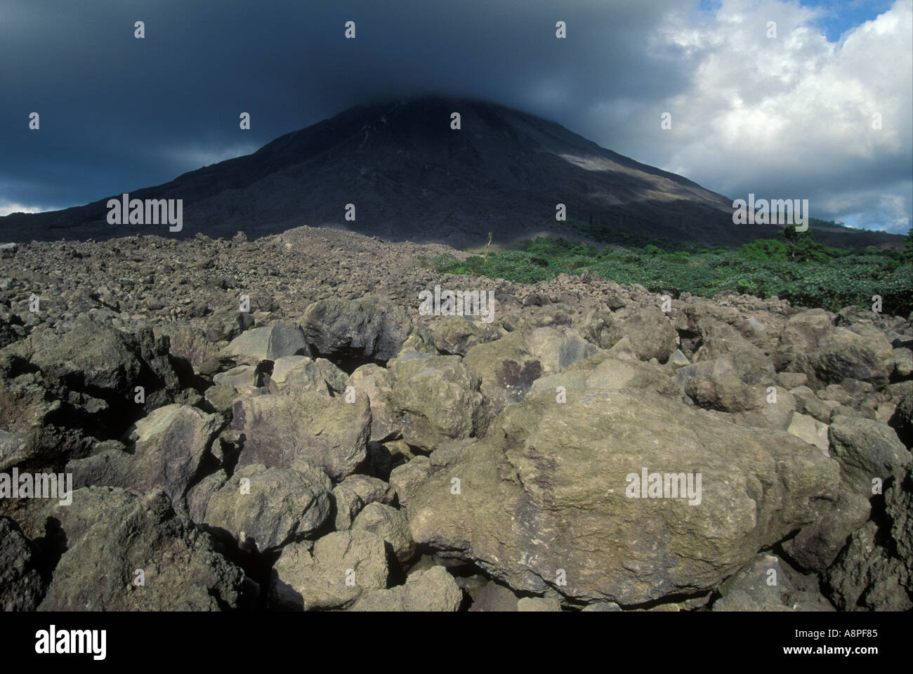 Arenal volcano lava flow landscape hi-res stock photography and images ...