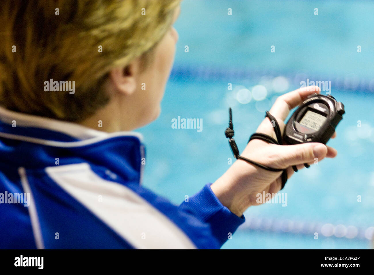 Swim meet clock hi-res stock photography and images - Alamy