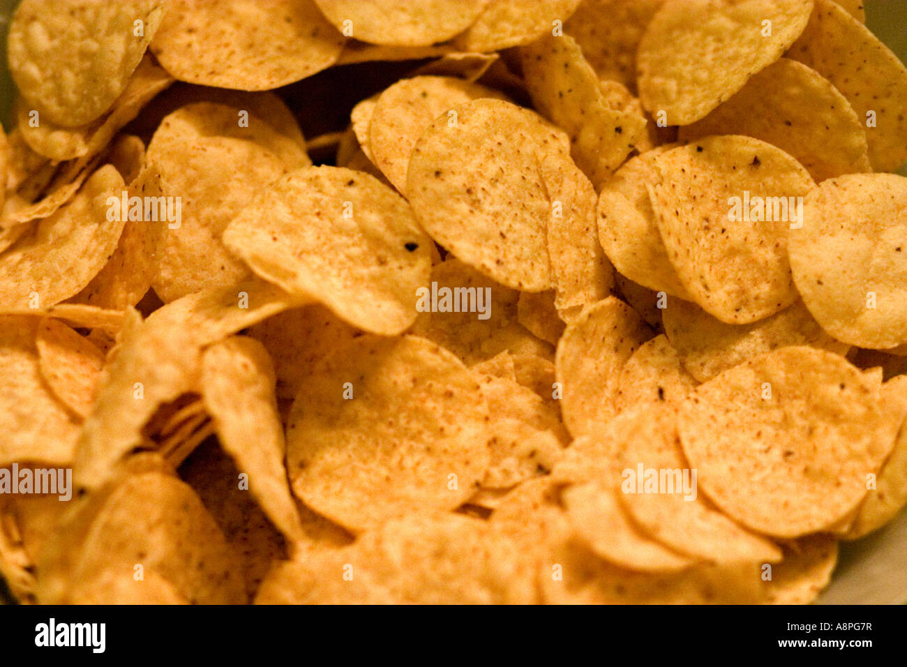 A bowl of corn chips. Bloomington Minnesota USA Stock Photo - Alamy