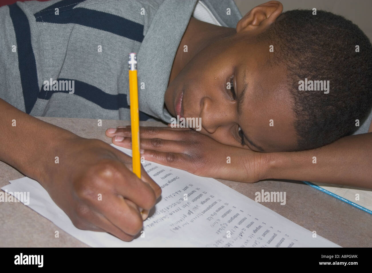 Child worksheet school writing hi-res stock photography and images - Alamy