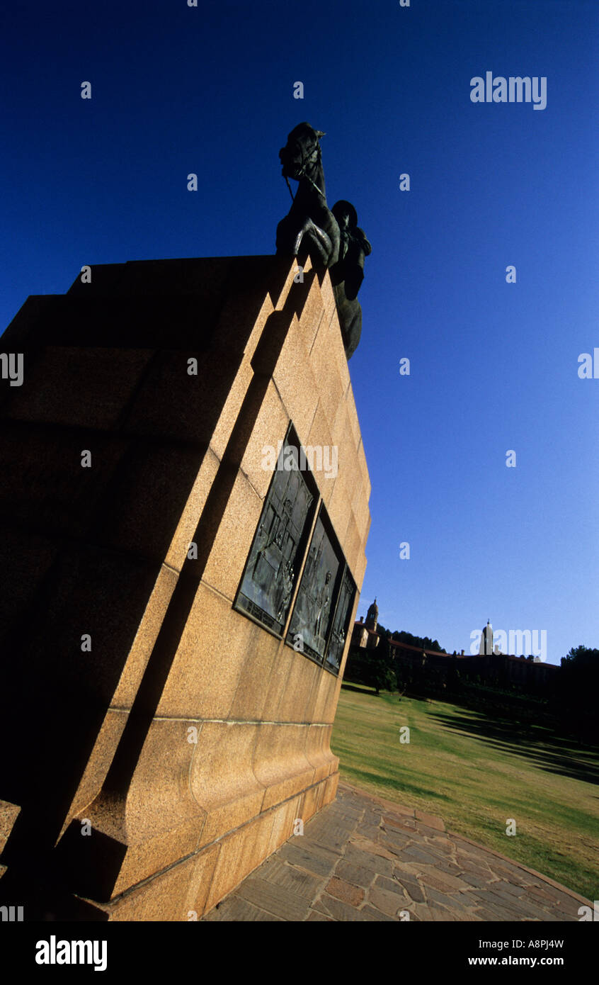 A Statue Genl Louis Botha first Union Prime Minister in gardens of ...