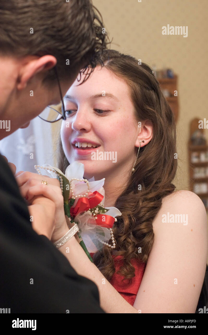 Prom Date High Resolution Stock Photography and Images - Alamy