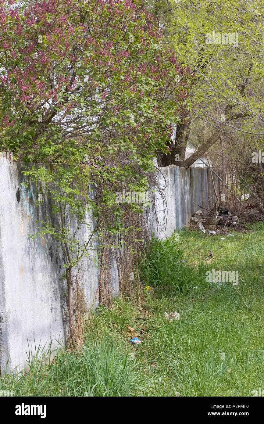 Detroit segregation wall hi-res stock photography and images - Alamy