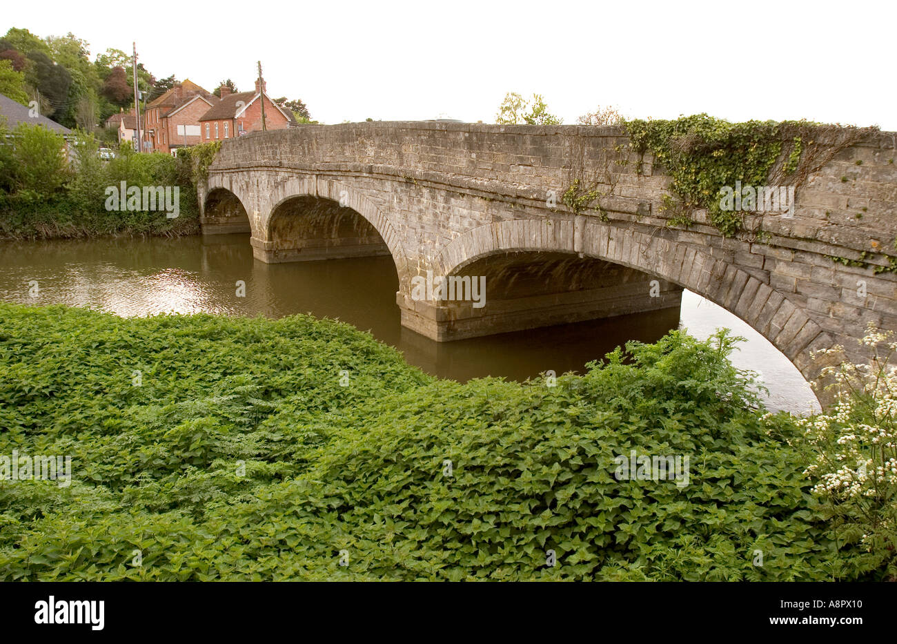 England Somerset Langport bridge over the River Parrett Stock Photo - Alamy