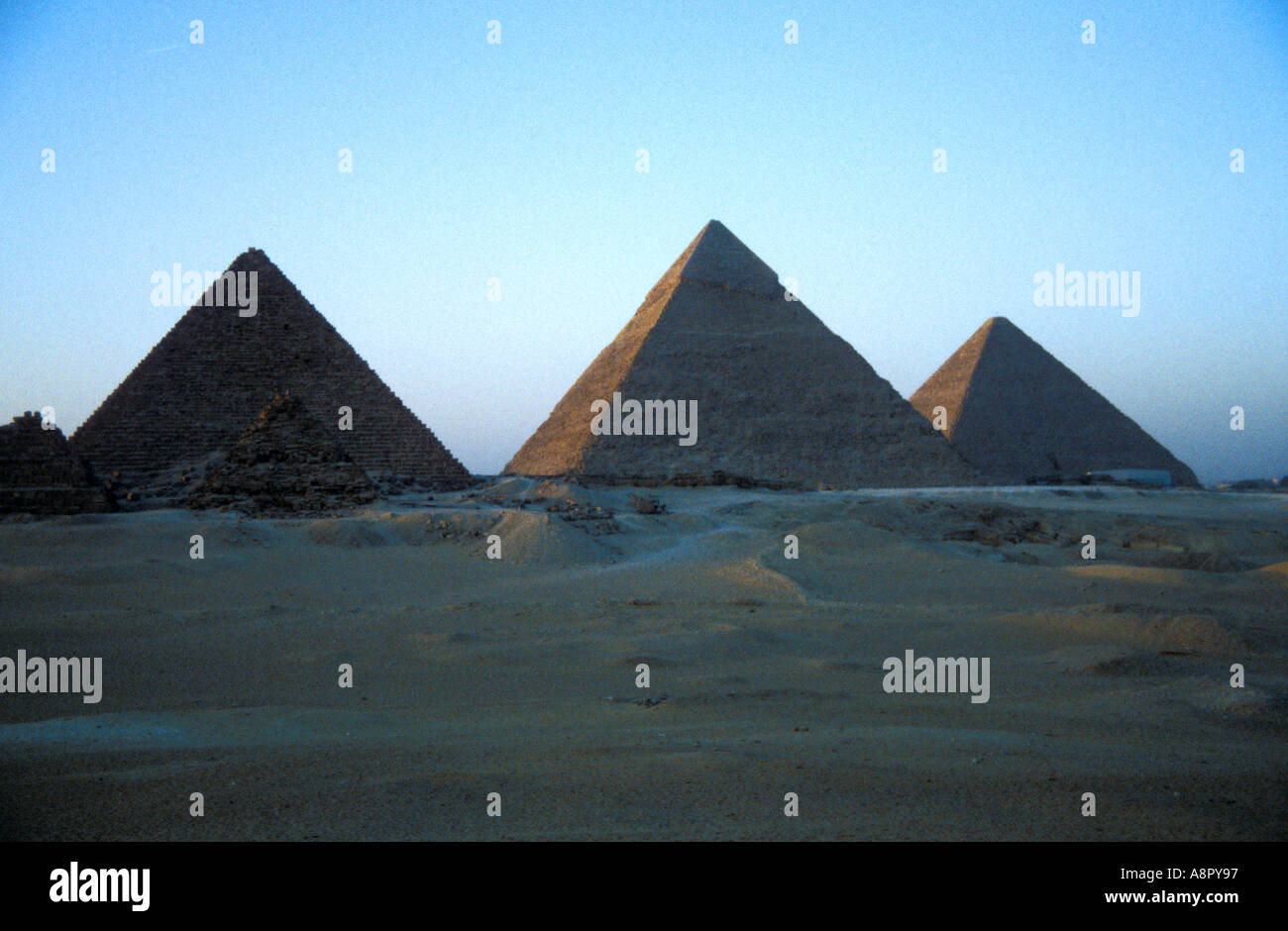 The great pyramids Cairo Stock Photo - Alamy