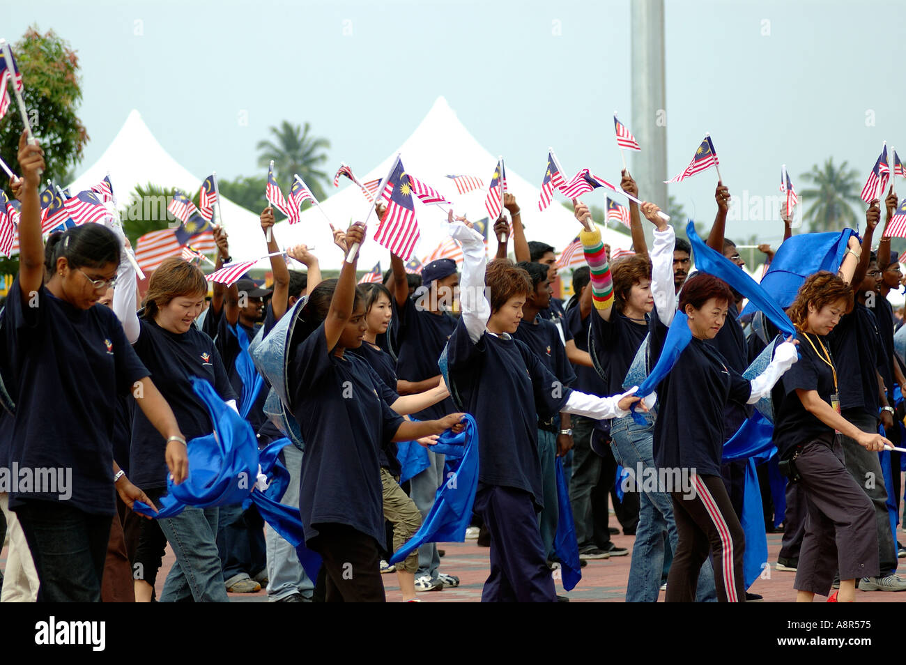 Malaysia Independance day march pass celebrations Stock Photo - Alamy