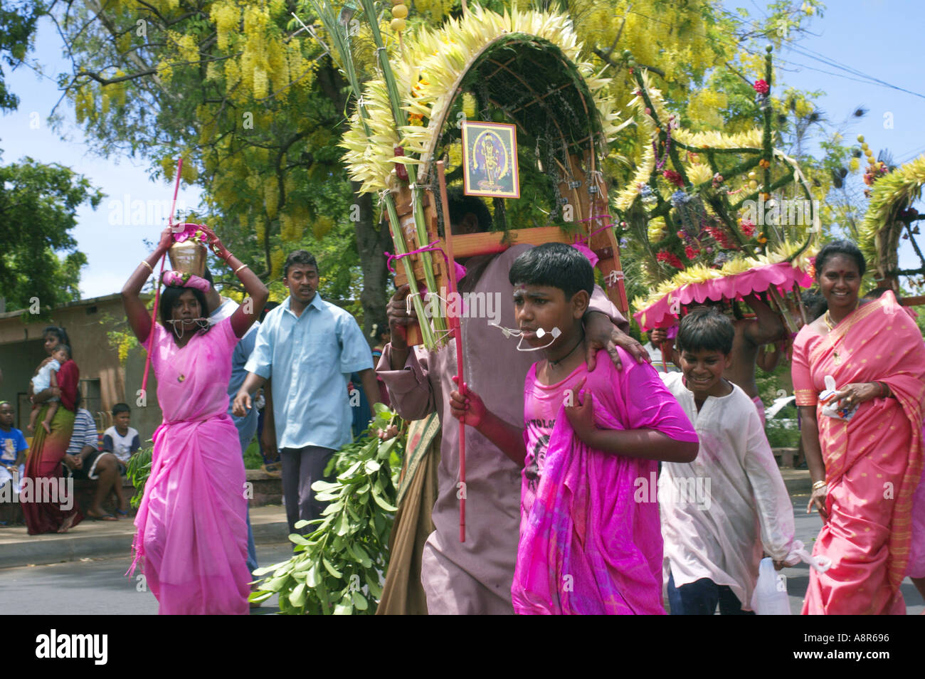 hindu festival of thaipusam cavadee Stock Photo - Alamy