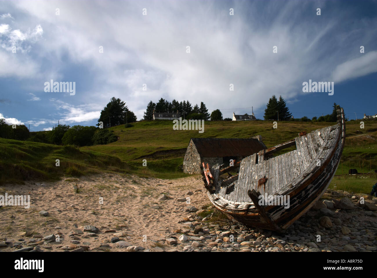Desolate highland boat hi-res stock photography and images - Alamy