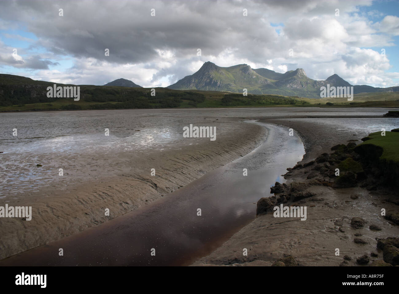 Ben Loyal and the Kyle of Sutherland, Scotland Stock Photo - Alamy