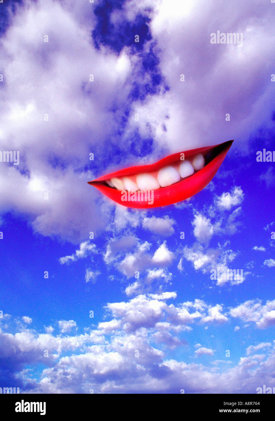 Surreal lips hi-res stock photography and images - Alamy