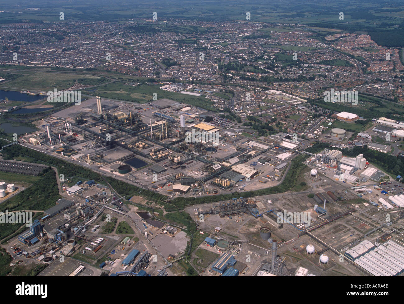Dow Corning Industrial Complex Near Barry Vale of Glamorgan South Wales ...