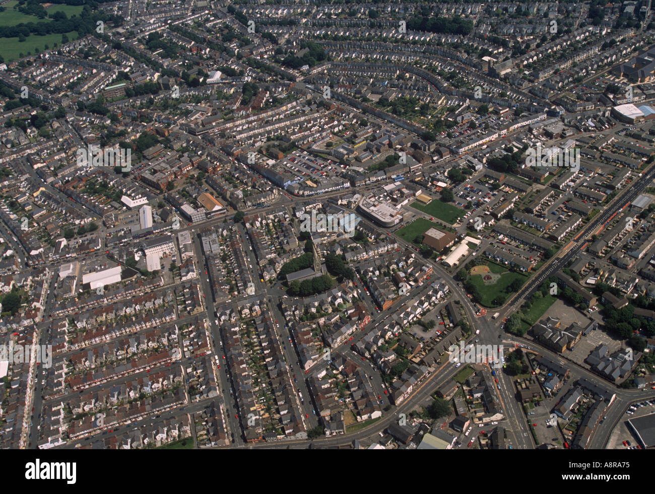 Canton Area Cowbridge Road centre Cardiff City South Wales Stock Photo ...