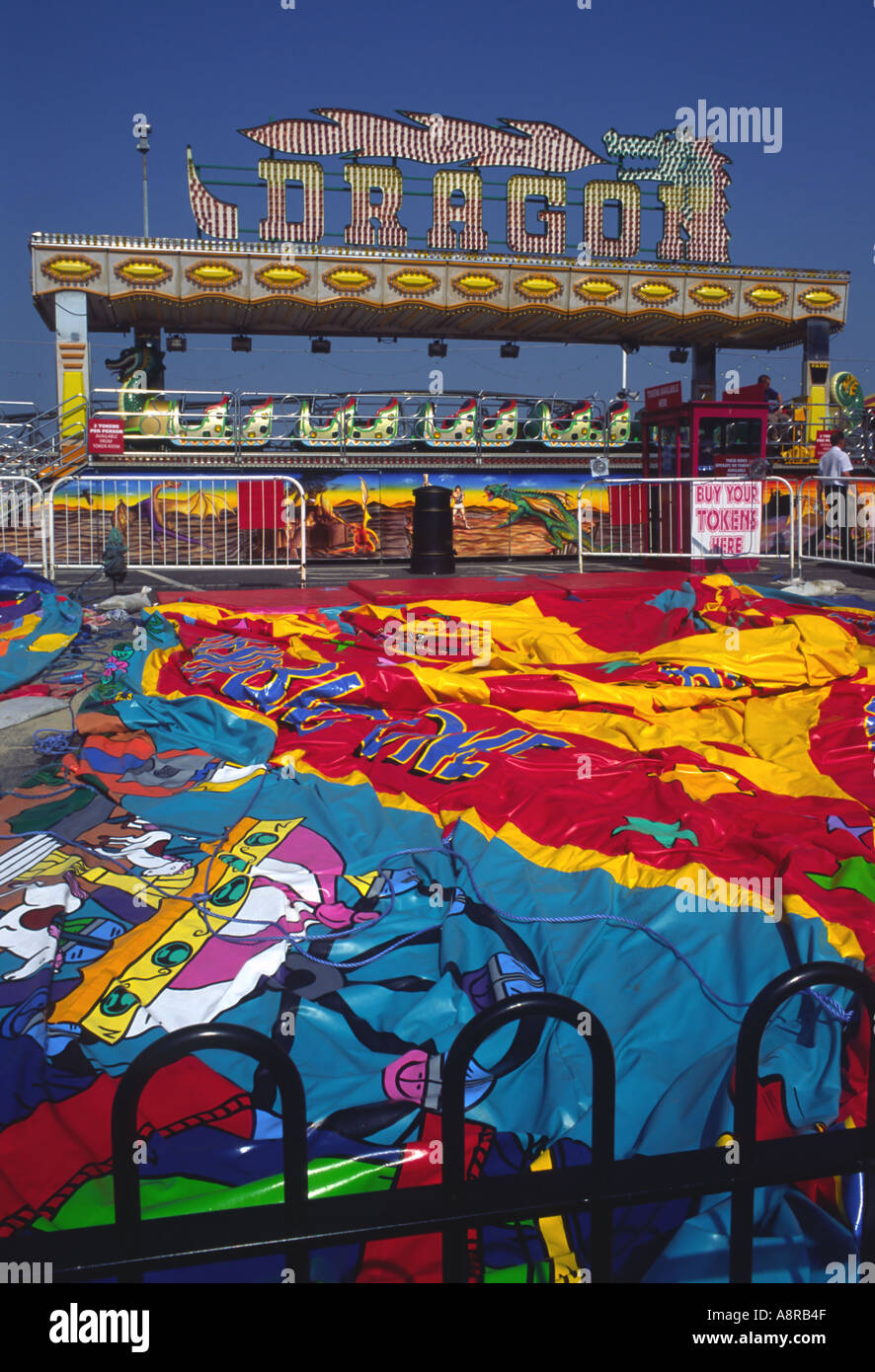 Fairground ride Weymouth Dorset Stock Photo - Alamy