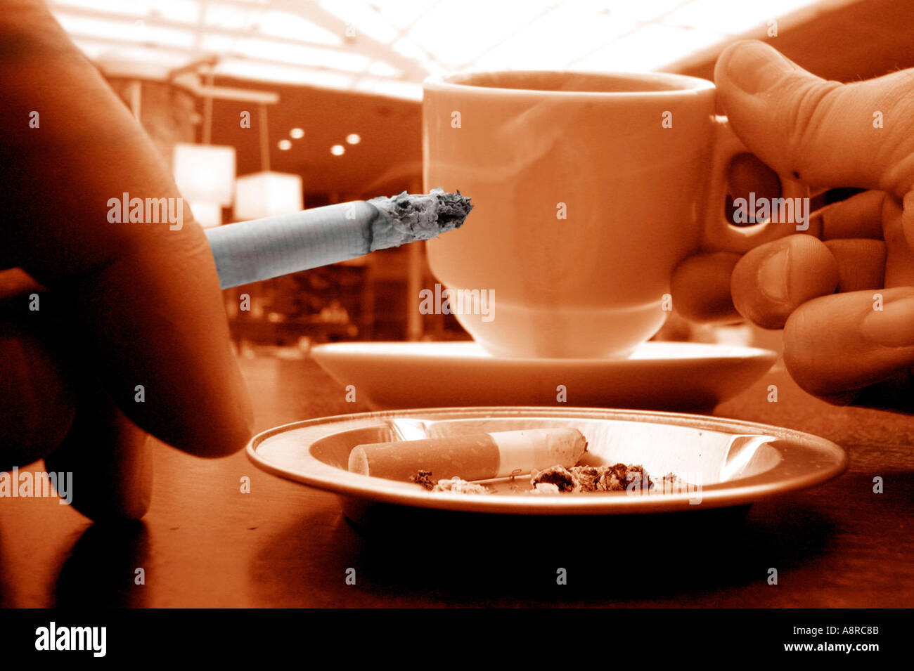 MR coffee and cigarettes Stock Photo - Alamy