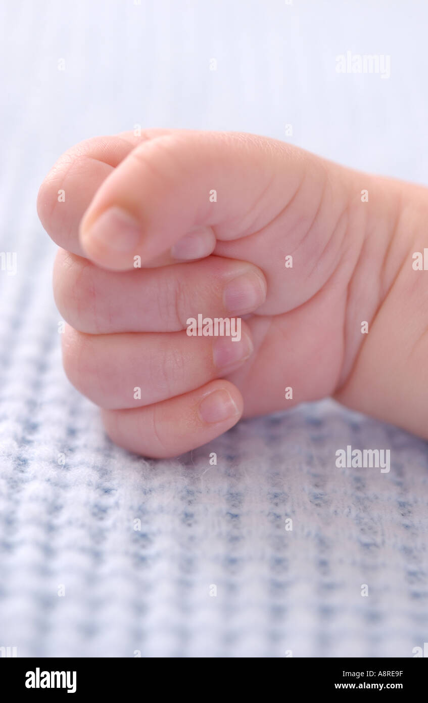 Newborn baby hand Stock Photo - Alamy