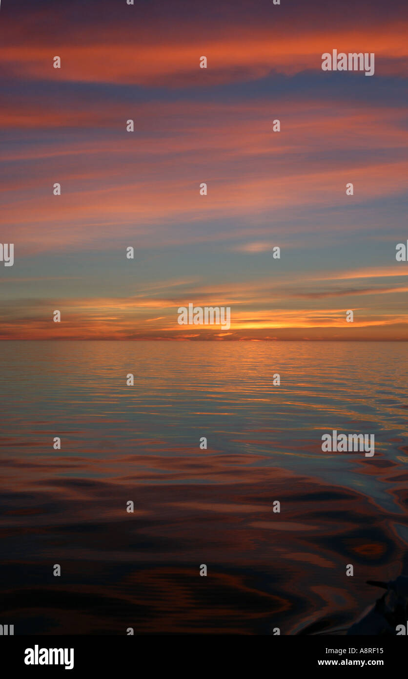 Arctic Sunset in the Davis Strait Stock Photo - Alamy
