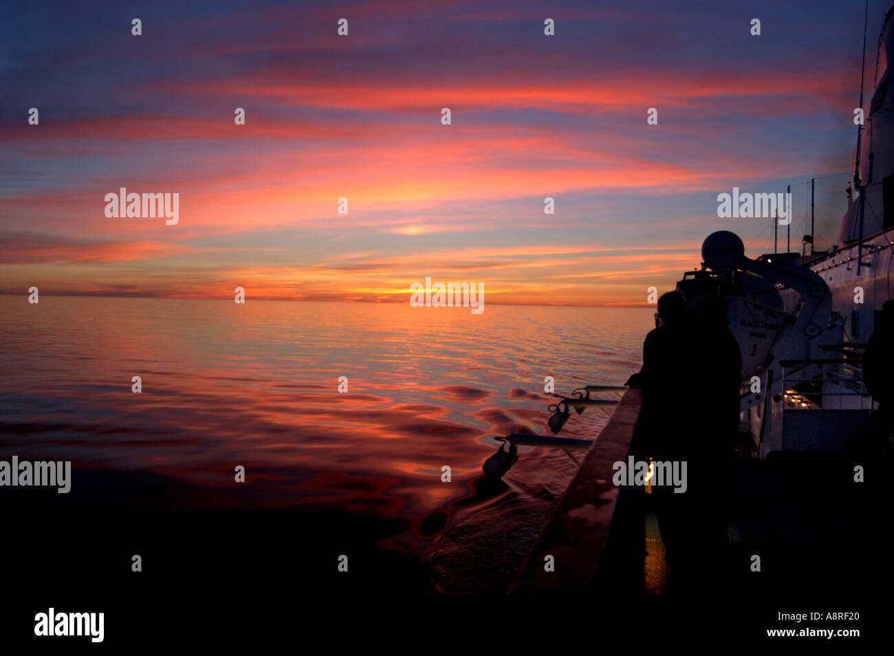 Arctic Sunset in the Davis Strait Stock Photo - Alamy