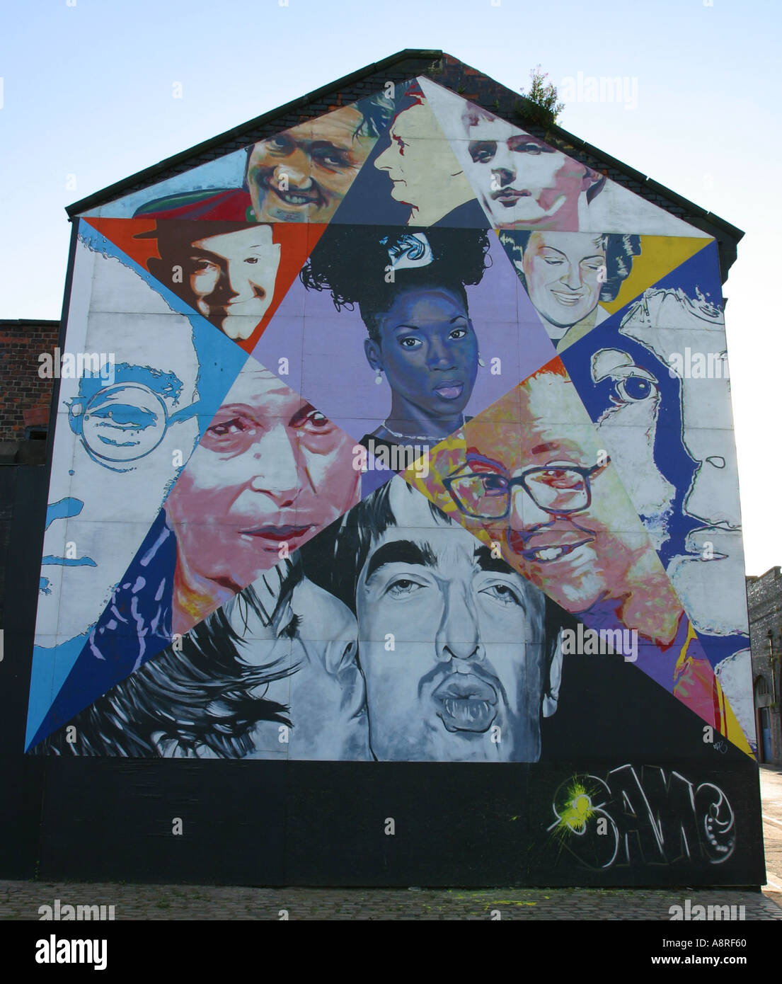 Mural Manchester UK Stock Photo - Alamy