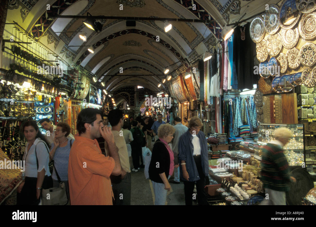 Inside the Grand Bazaar Istanbul Turkey Stock Photo - Alamy