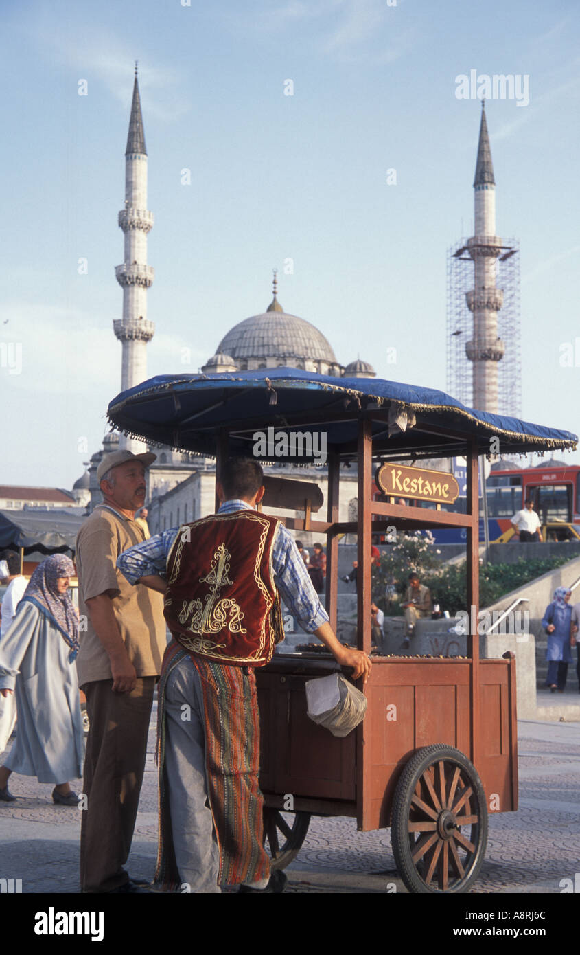 Traditional Turkish foods stall on the Bosphorus Istanbul Stock Photo ...