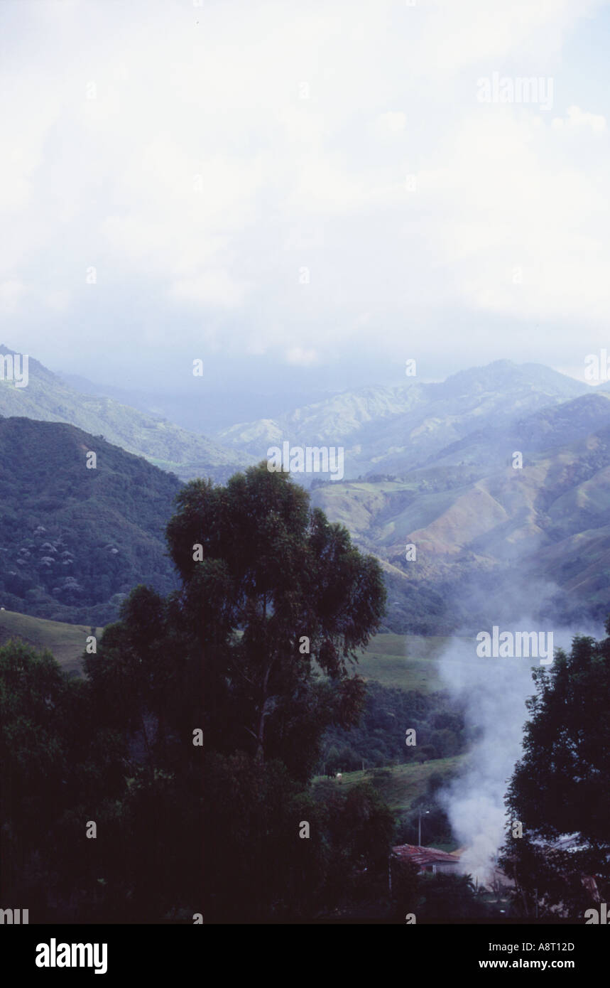 South America Colombia countryside background Scenic Stock Photo - Alamy