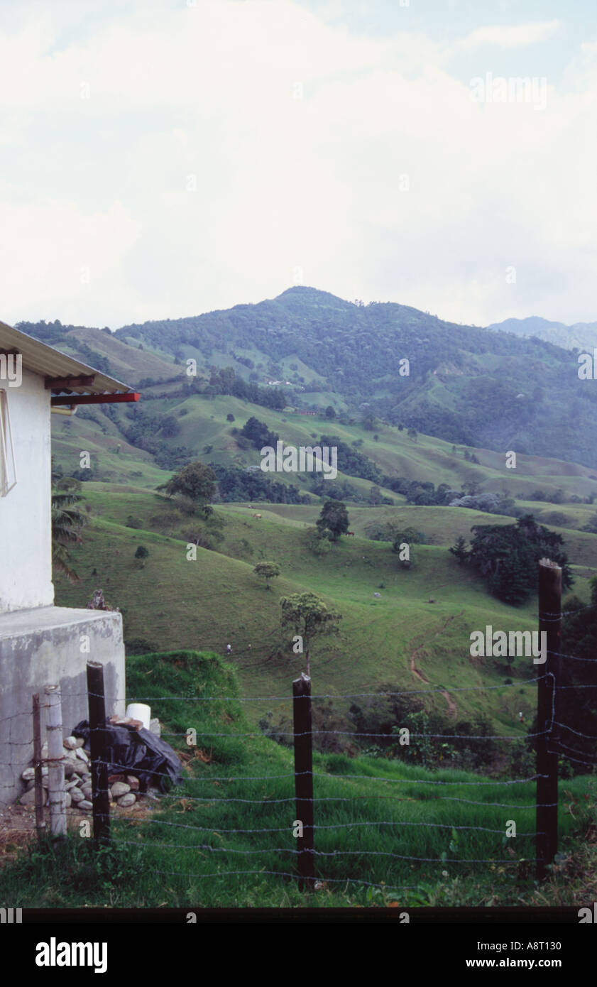 South America Colombia countryside background Scenic Stock Photo - Alamy