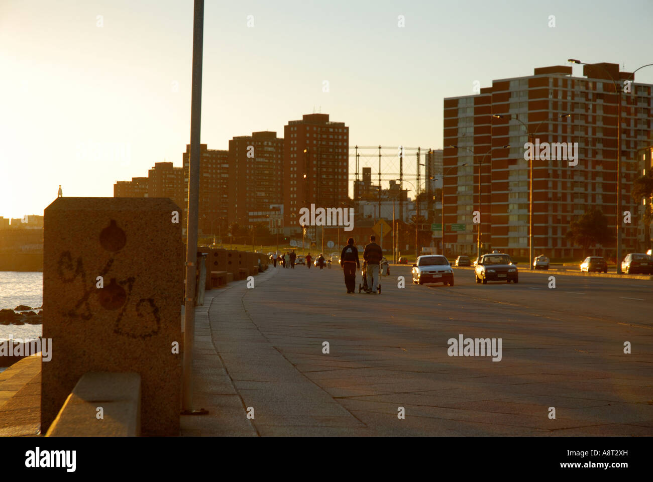 Rambla(Promenade), Montevideo, Uruguay Stock Photo - Alamy
