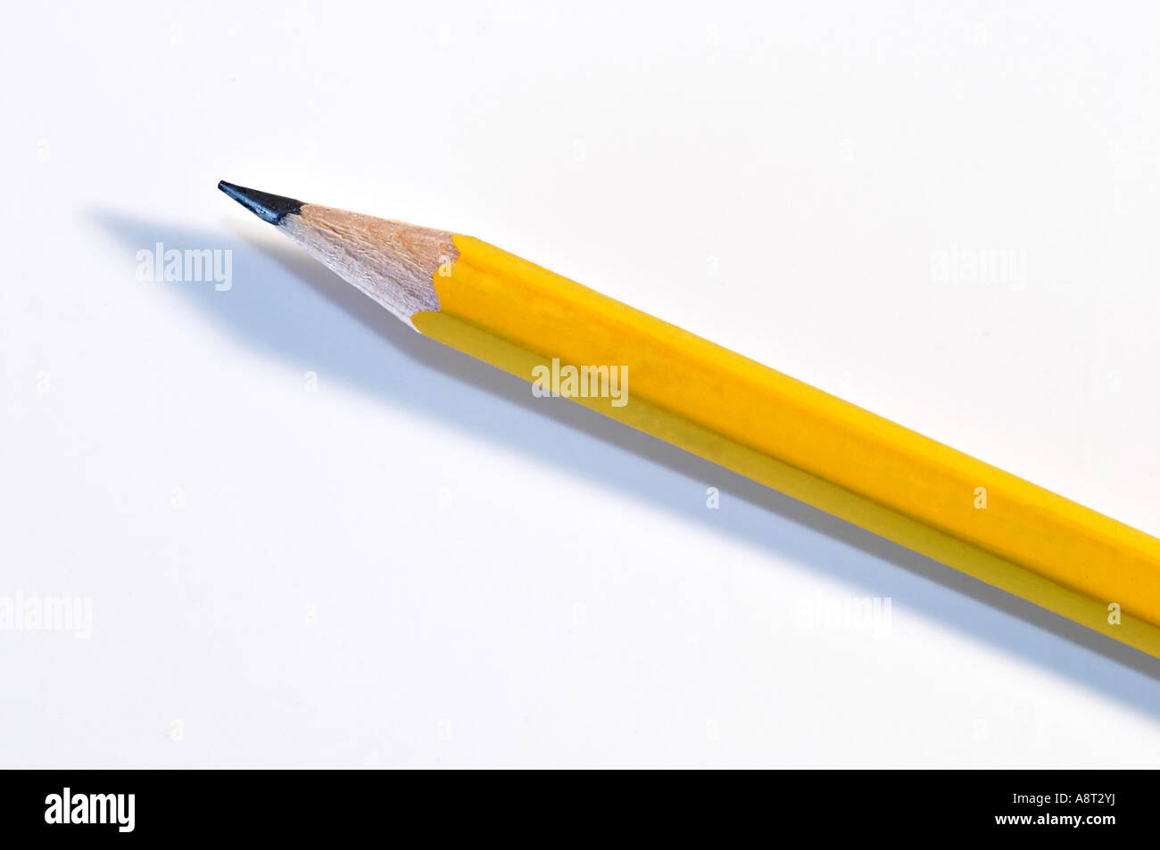 Yellow Pencil writing or drawing instrument Stock Photo - Alamy