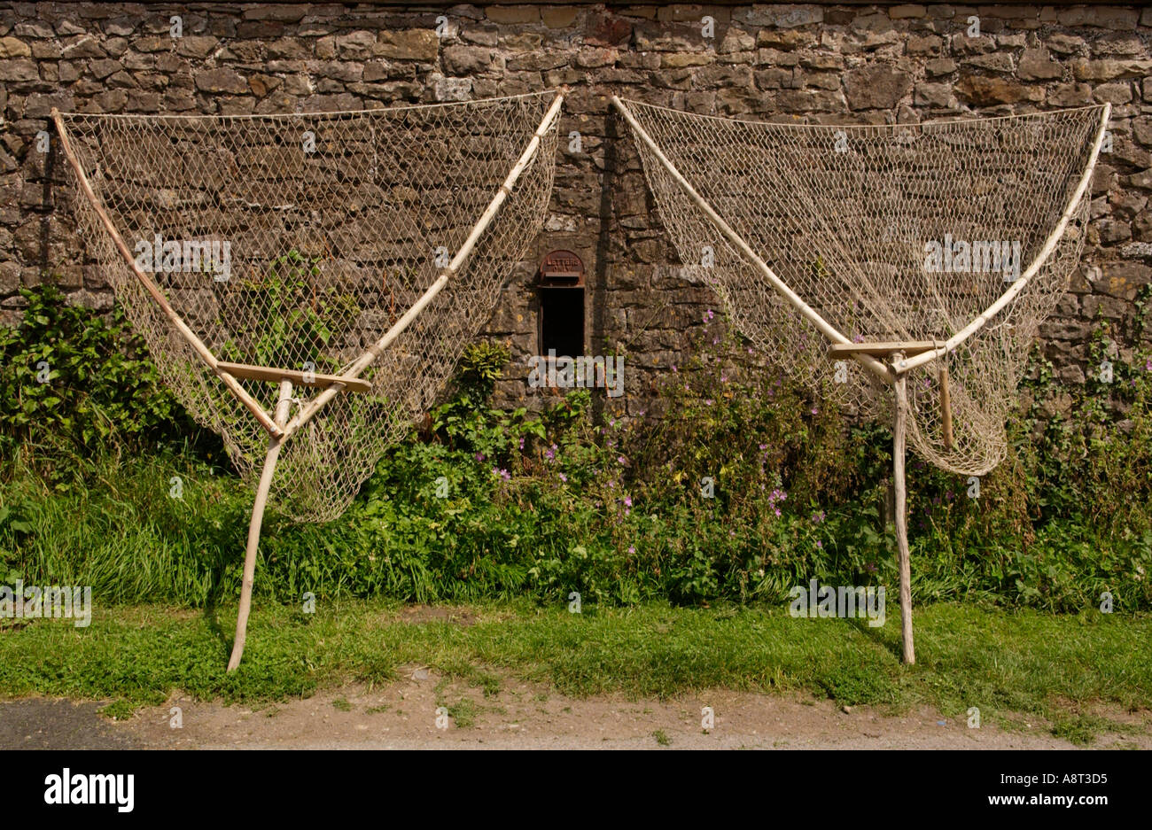 Lave Nets used for fishing for salmon, a traditional method on the ...