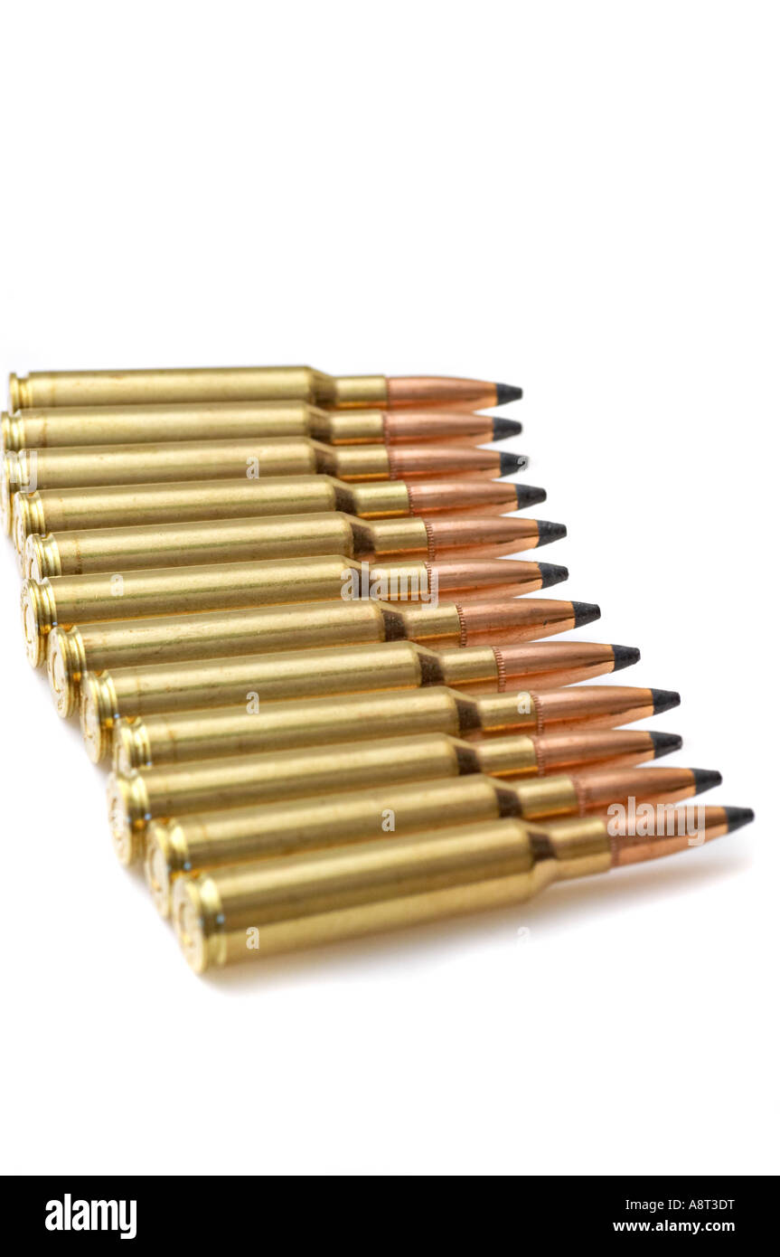 12 of 6 5x55mm Cartridges 140 Grains Pointed Soft Point Bullet Stock ...