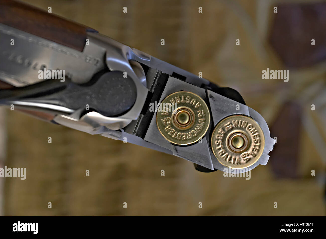 12 Gauge Lamber Shotgun Under Over Superimposed Made In Spain Stock ...